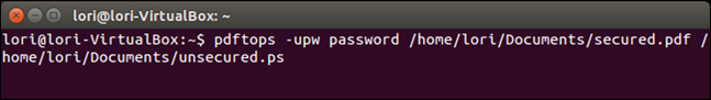 How to Remove a Password from a PDF File in Linux