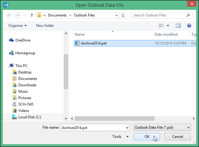 How to Archive Email Messages in Outlook 2013