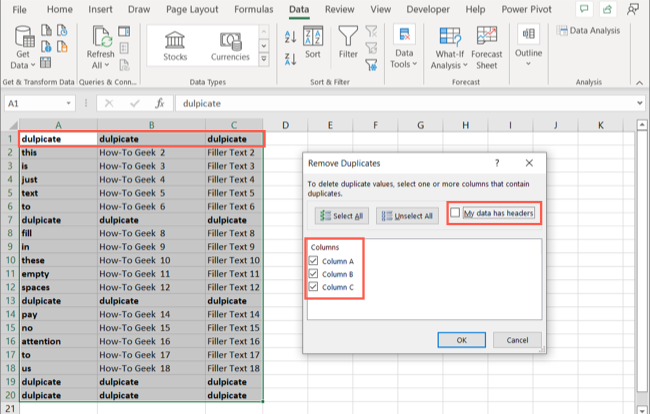 How to Remove Duplicate Rows in Excel