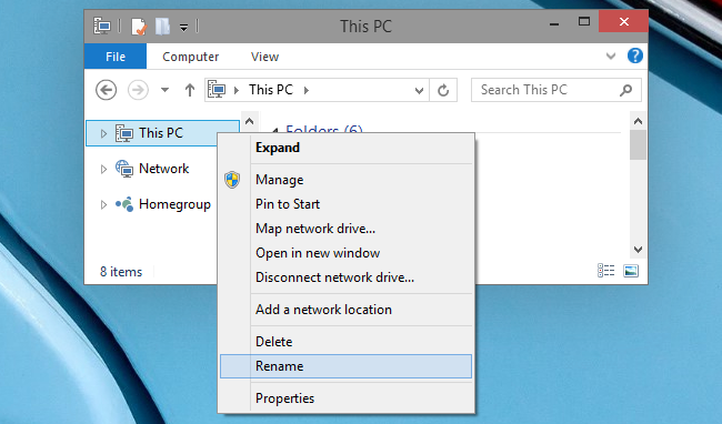How to Rename "This PC" Back to "My Computer" in Windows