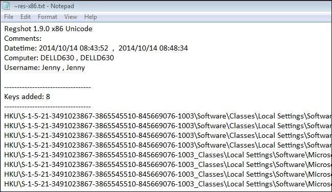 How to Use Regshot To Monitor Your Registry