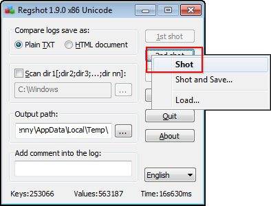 How to Use Regshot To Monitor Your Registry