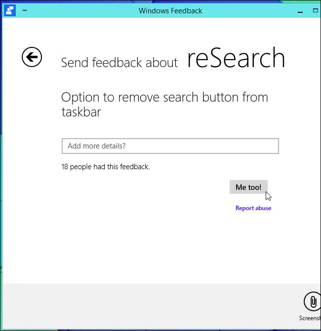 How to Send Feedback to Microsoft in the Windows 10 Technical Preview
