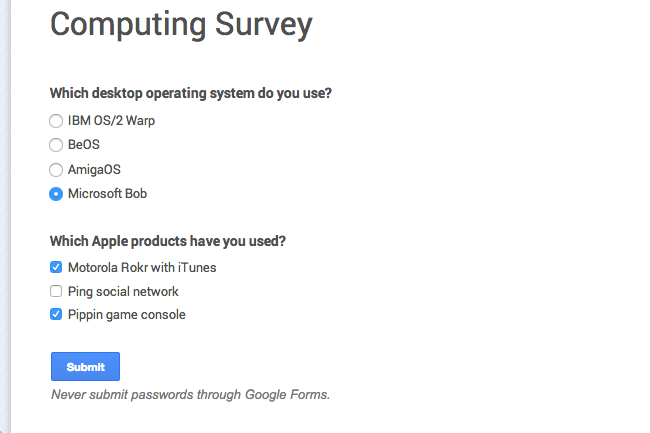Create a Web-Based Survey the Easy Way With Google Forms