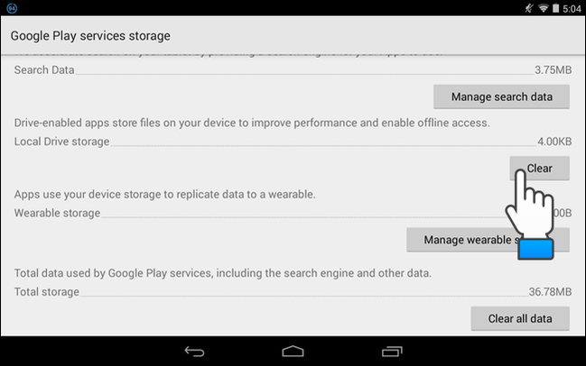 How to Check, Manage, and Clear Data/Cache Stored by Google Play Services