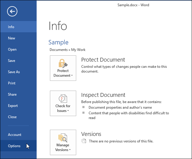 How to Control Insert/Overtype Mode in Word 2013