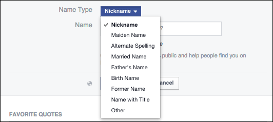 How to Add Nicknames to Your Facebook Profile