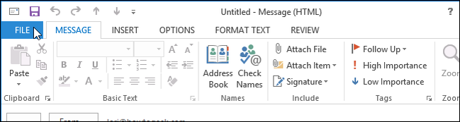 How to Get Rid of the Paste Options Box in Outlook 2013