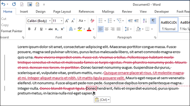 How to Copy and Paste Text With Tracked Changes in Word 2013