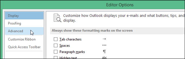 How to Get Rid of the Paste Options Box in Outlook 2013