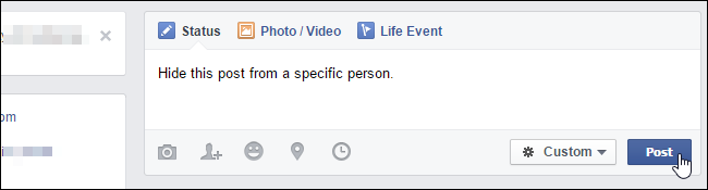 How to Show or Hide Facebook Posts for Certain People