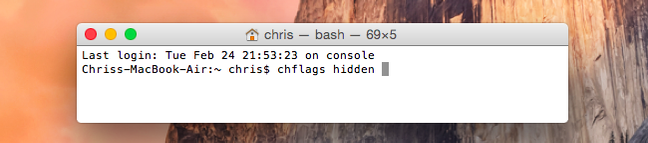 How to Hide Files and View Hidden Files on Mac OS X