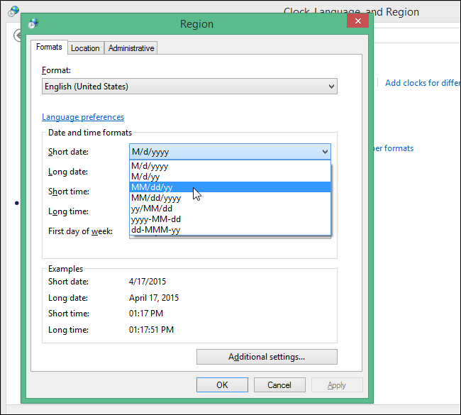 what is long date format