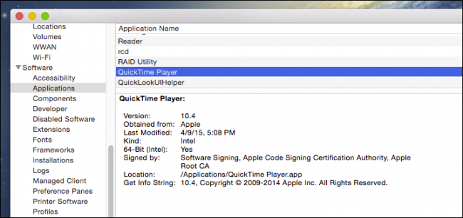 Know Exactly What's in Your Mac with the System Information Utility