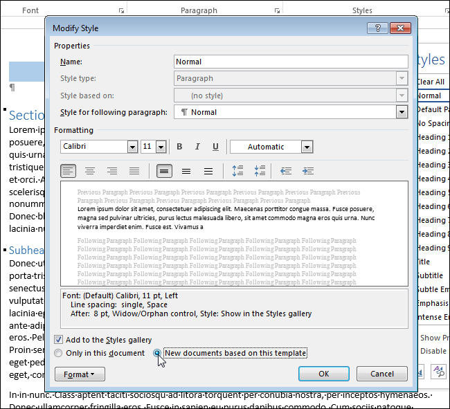 How to Set Paragraph Formatting in Word