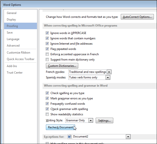 How to Use the Proofing Panel in Word