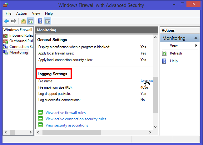 How to Track Firewall Activity with the Windows Firewall Log