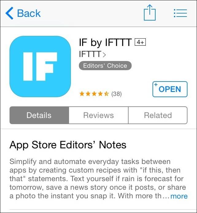 How to Setup and Apply IFTTT Recipes Using the IF App for iOS