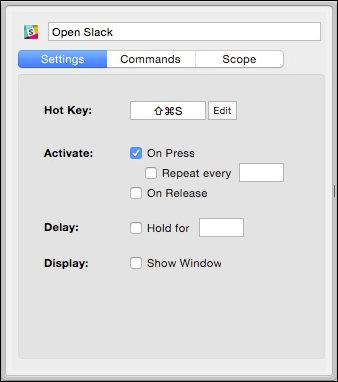 How to Open an Application on OS X with a Hot Key Combination