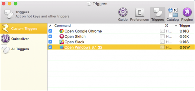 How to Open an Application on OS X with a Hot Key Combination