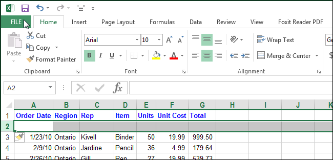 How to Turn Off the Insert Options Floating Button in Excel