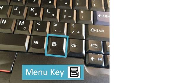 Is There a Keyboard Shortcut That can be Used in Place of the Context ...