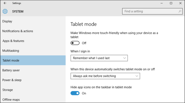 What is Tablet Mode in Windows 10 and How to Turn it On and Off