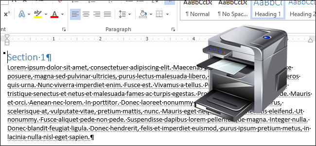 How to Print Hidden Text in Word