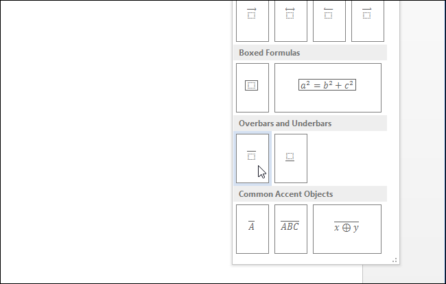 How to Overline Text in Word