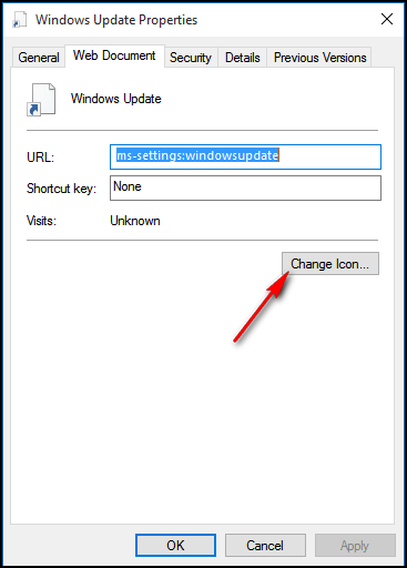 How to Create a Shortcut to Windows Update in Windows 10