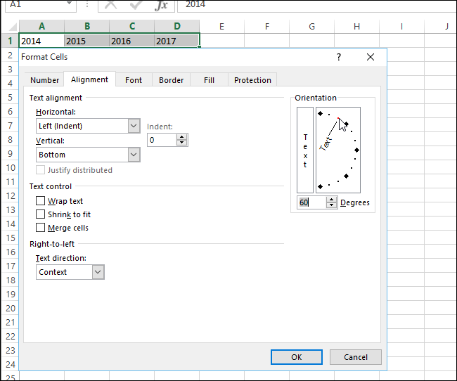 How to Rotate Text in Cells in Excel