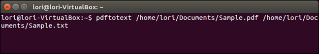 How to Convert a PDF File to Editable Text Using the Command Line in Linux