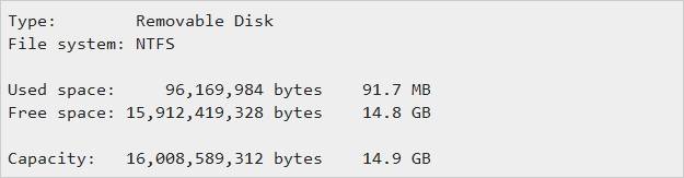 How can There be Used Space on an 'Empty' and Freshly Formatted Flash ...