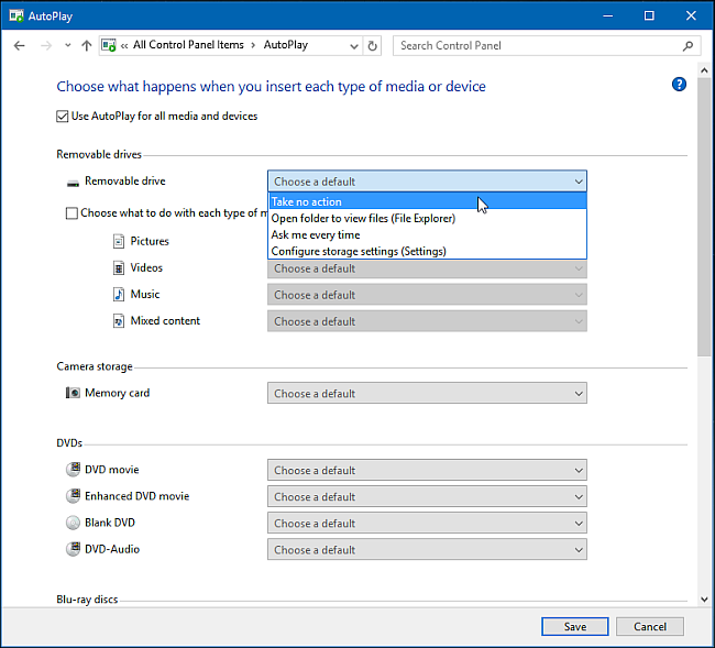 How to Enable, Disable, and Customize AutoPlay in Windows 10