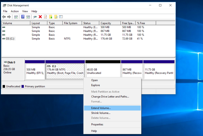 How to Combine Multiple Partitions Into a Single Partition