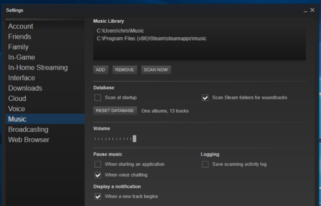 How to Add Your Music Library to Steam and Use the Steam Music Player
