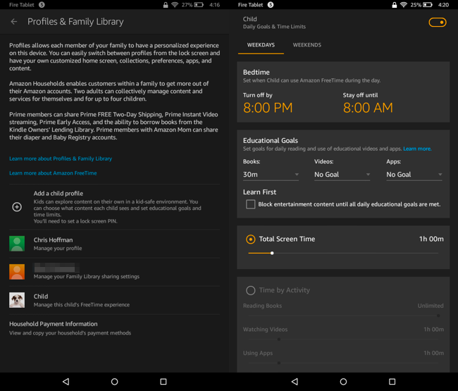 How to Use Parental Controls and Child Profiles on an Amazon Fire Tablet