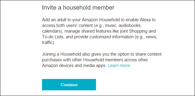 How to Invite a Household Member to Share Your Amazon Echo