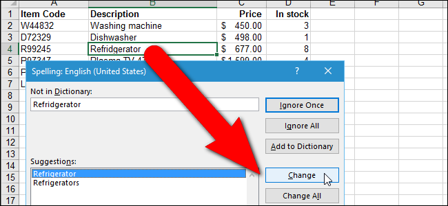 How to Spell Check Worksheets in Excel