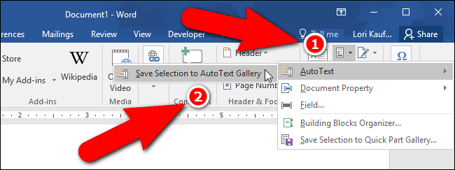 How to Quickly Insert Blocks of Text in Microsoft Word with AutoText