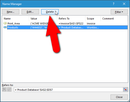 How to Assign a Name to a Range of Cells in Excel