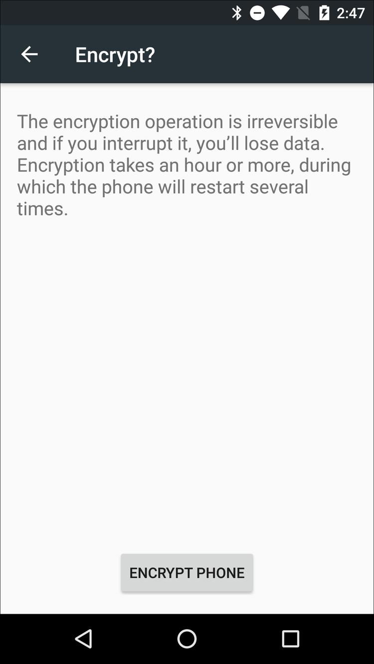 How to Encrypt Your Android Phone (and Why You Might Want to)
