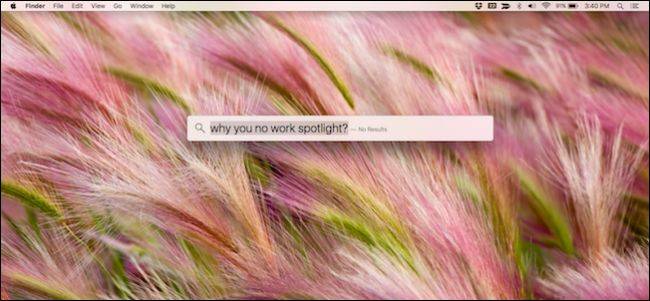 How to Fix Spotlight Problems by Rebuilding the Index