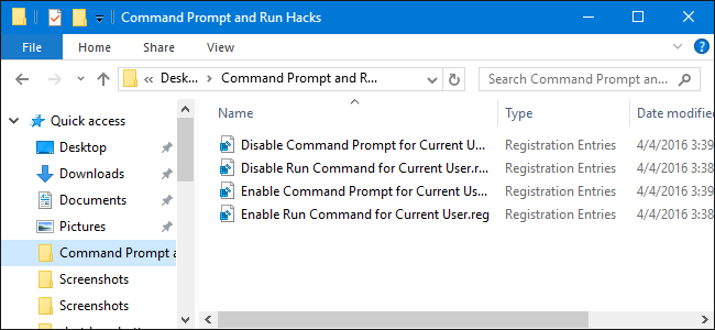 How to Disable the Command Prompt and "Run" Program in Windows