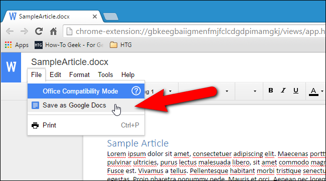google docs word compatibility