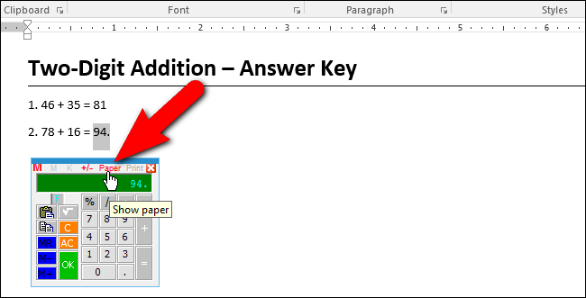 How to Add a Calculator to Microsoft Word