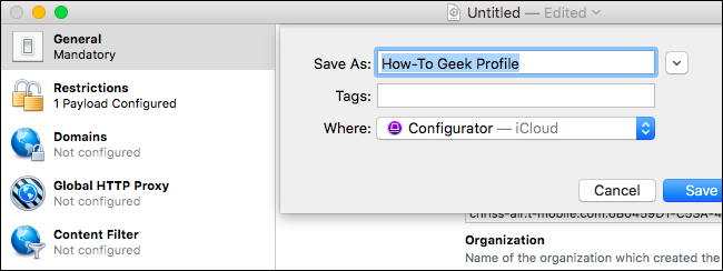 How to Create an iOS Configuration Profile and Alter Hidden Settings