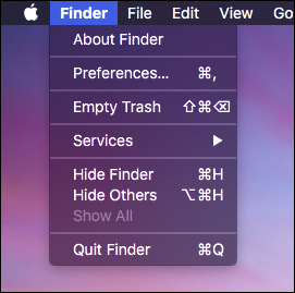 How to "Quit" the Finder in OS X