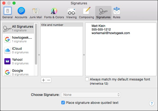 How to Create and Modify Signatures in Apple Mail on macOS