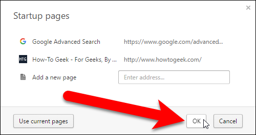 How to Open a Specific Set of Webpages When You Start Your Browser